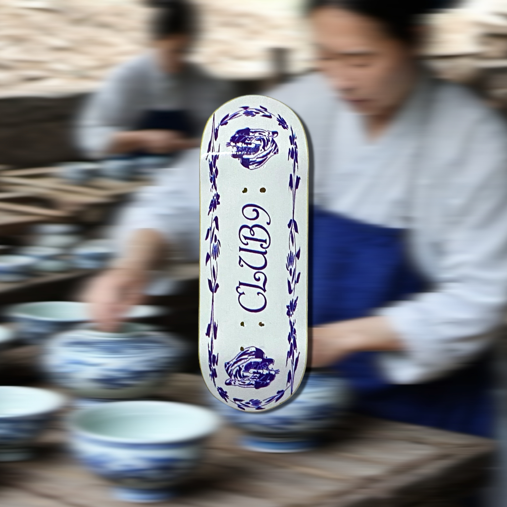Club 9 Professional fingerboard deck. | "Chinese Porcelain" | Shopee ...