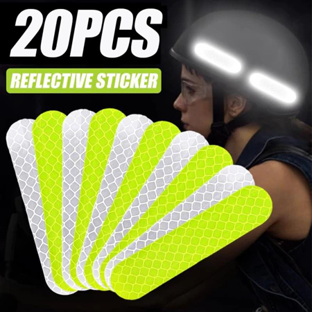 【Cod】20PCS Sticker for Motorcycle Reflectorized Sticker Warning Sticker ...