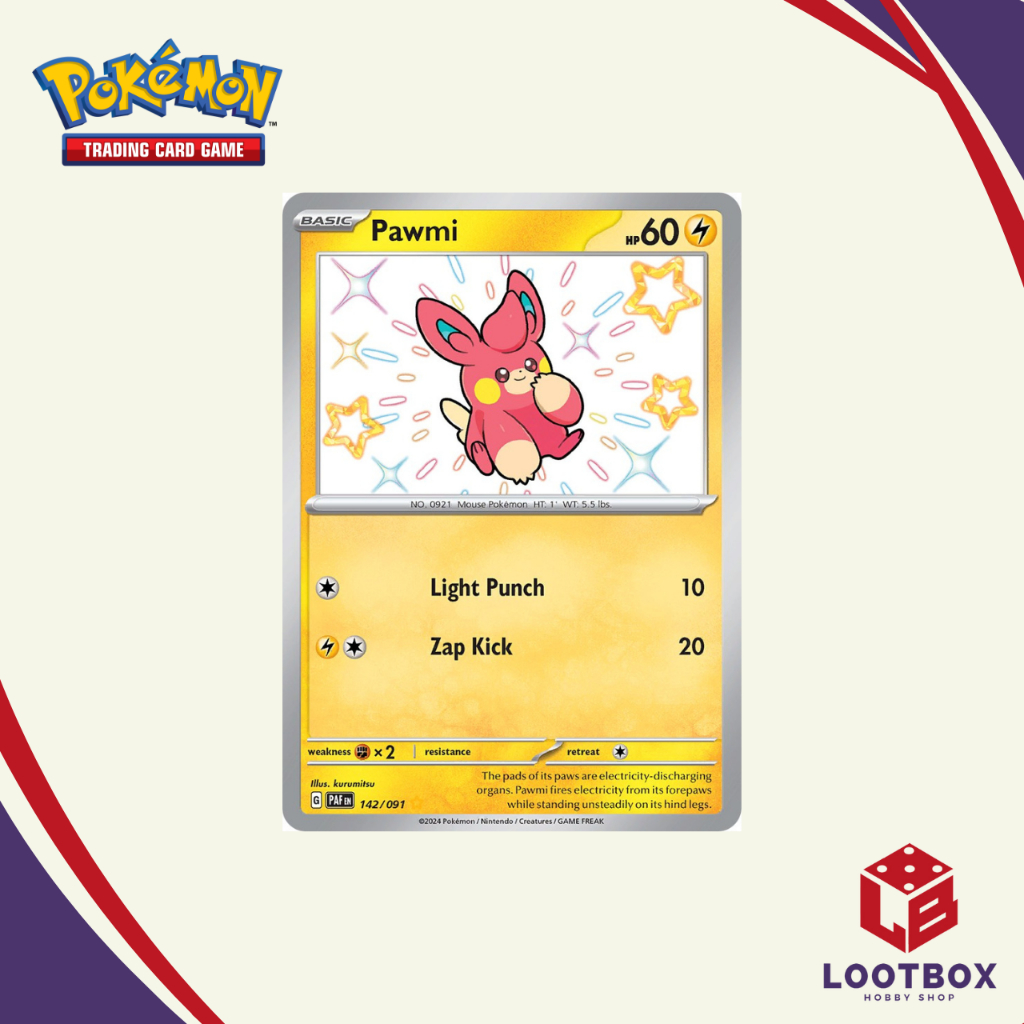 Pokemon Card Game: Pawmi (Shiny Rare) - Paldean Fates | Shopee Philippines