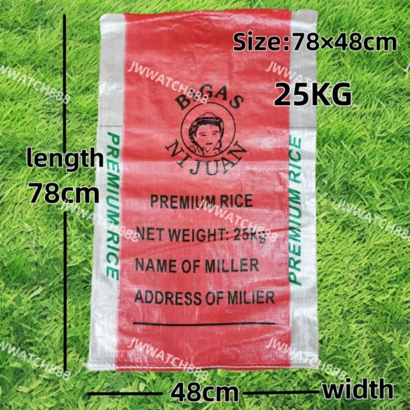 25KG Sako for rice coin farm product brand new Rice bag | Shopee ...