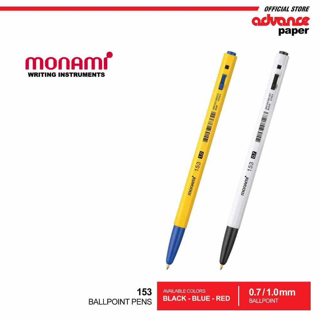 Monami BP Retractable 153 Ballpoint Pen | Shopee Philippines