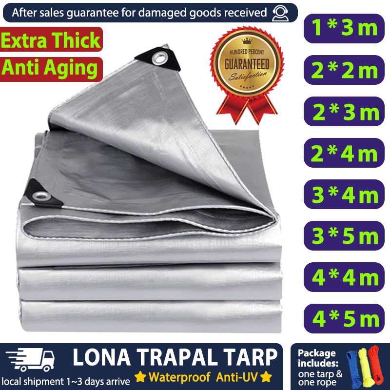 Tarpaulin Waterproof Makapal Lona Trapal Tarps Sun Shade Net Truck ...