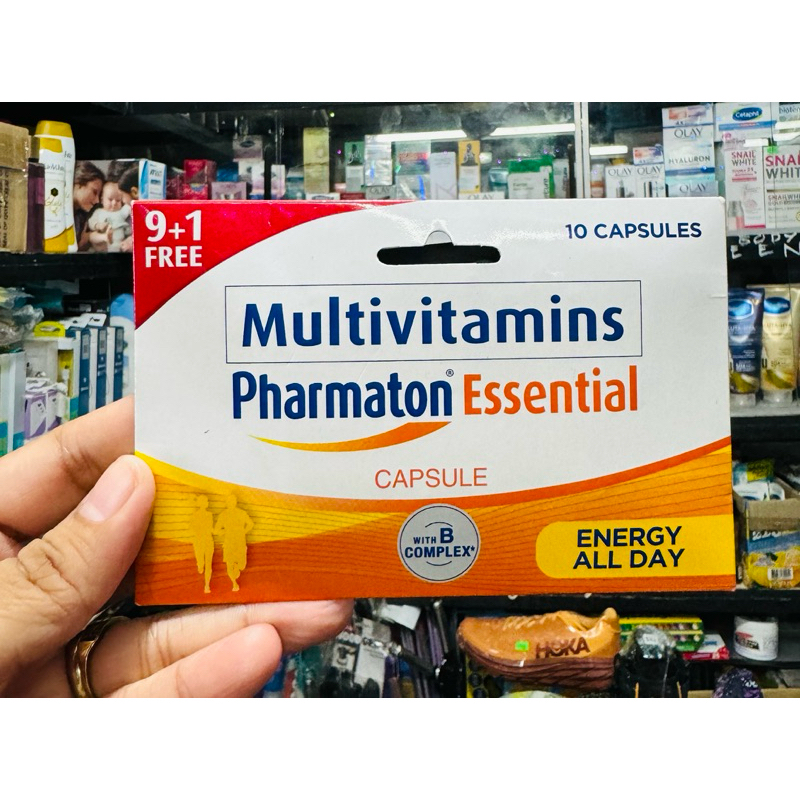 Pharmaton Essential Capsule Multivitamins 9+1free | Shopee Philippines