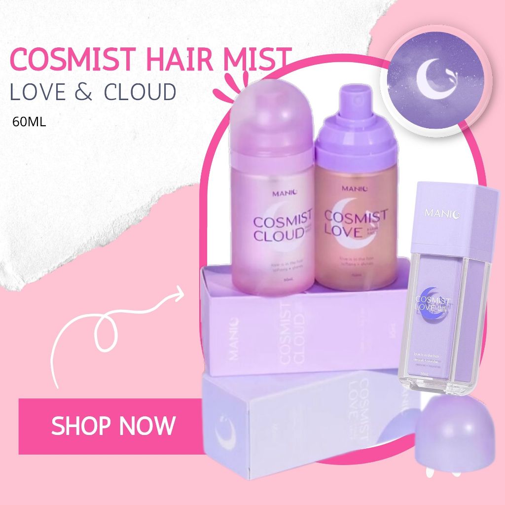 Manic Beauty Cosmist Hair Mist Hair Spray | Cloud & Love Scent | 30ML ...