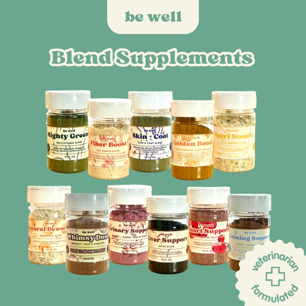 Be Well Pet Blend Supplements for Dogs and Cats (New Formula 60g ...