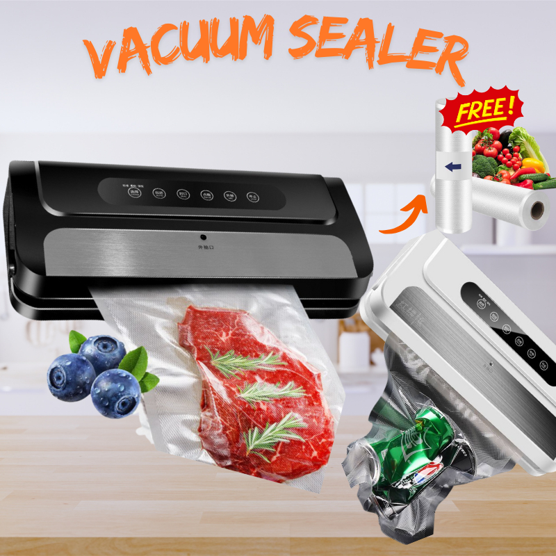 Household Food Vacuum Packaging Machine Household Automatic Vacuum Heat Sealing Machine Kitchen ...