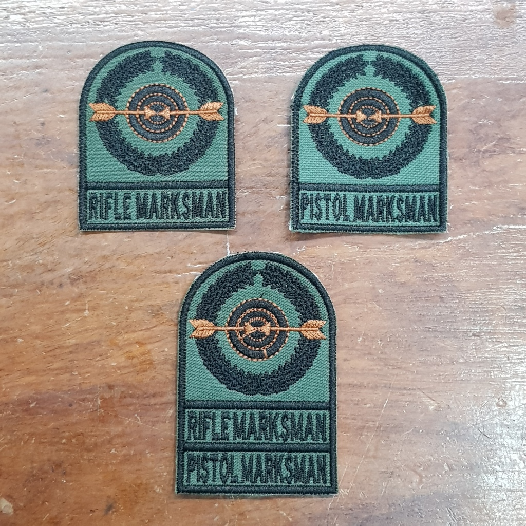 R/P MARKSMAN EMBROIDERY PATCHES | Shopee Philippines