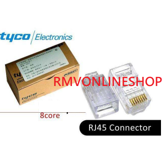 AMP Tyco RJ45 Connector COMPUTER LAN CABLE CONNECTOR cat5e/CAT6 ...