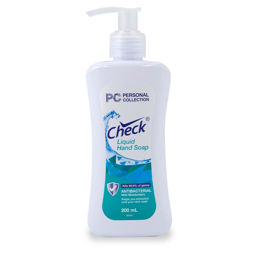 OD PC Check Liquid Hand Soap Antibacterial With Moisturizers 200ml ...