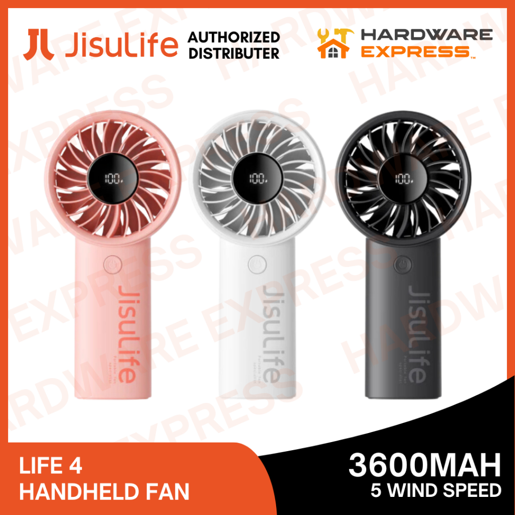 JisuLife LIFE 4 Handheld Fan 3600mAh | Shopee Philippines