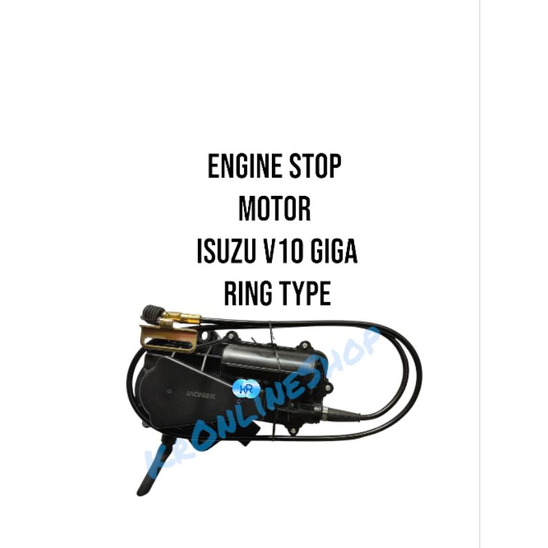 Engine Stop Motor Isuzu V10 Giga Ring Type 24V | Shopee Philippines