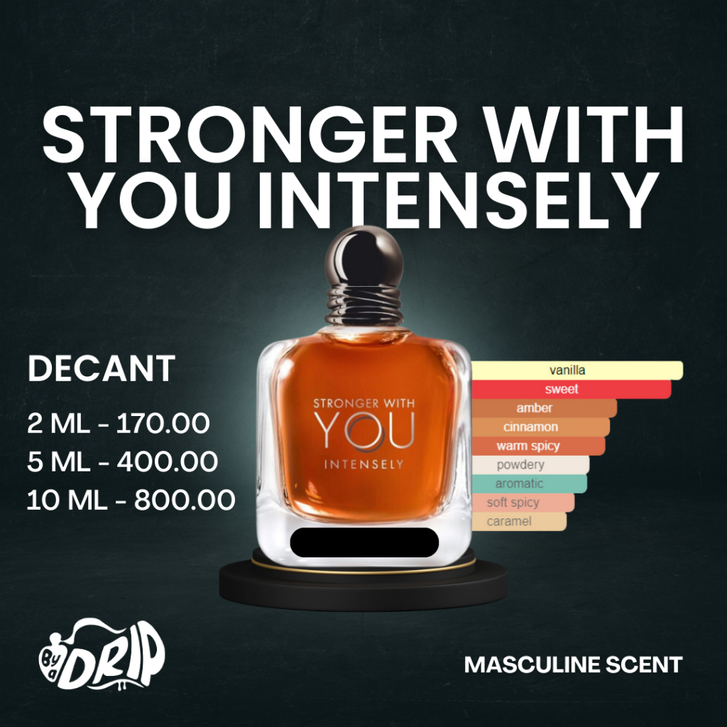 EA Stronger with You Intensely/ Stronger with you Absolutely Decants ...
