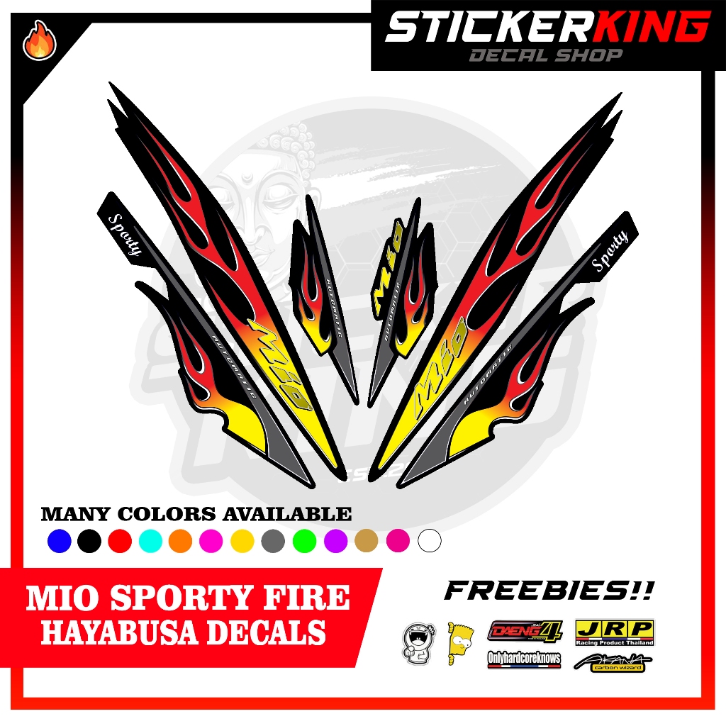 Mio Sporty Fire 2024 Malaysian Indo Concept with Freebies Laminated ...