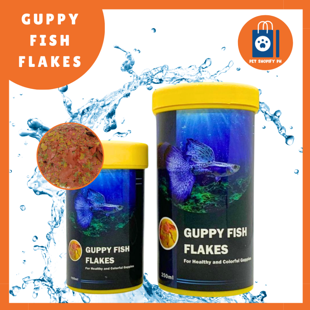 INFINITY GUPPY FISH FLAKES / FISH FOOD FLAKES / SMALL FISH FLAKES ...