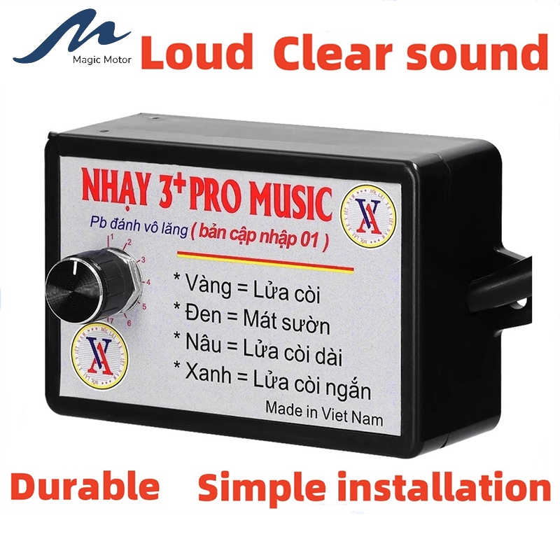 12v24v Universal Nhay 3 Pro Music Rapid Relay for Truck Car Horn Motor ...