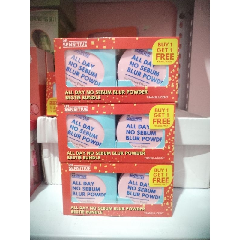 Dr Sensitive All Day No Sebum Blur Powder "TRANSLUCENT" BUY1TAKE1 ...
