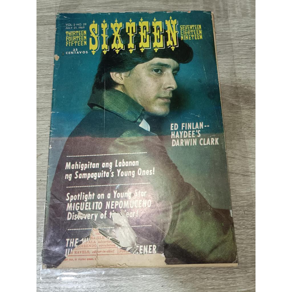 Sixteen #29 July 21, 1969 (some cutout panel) tagalog/ pilipino komiks ...