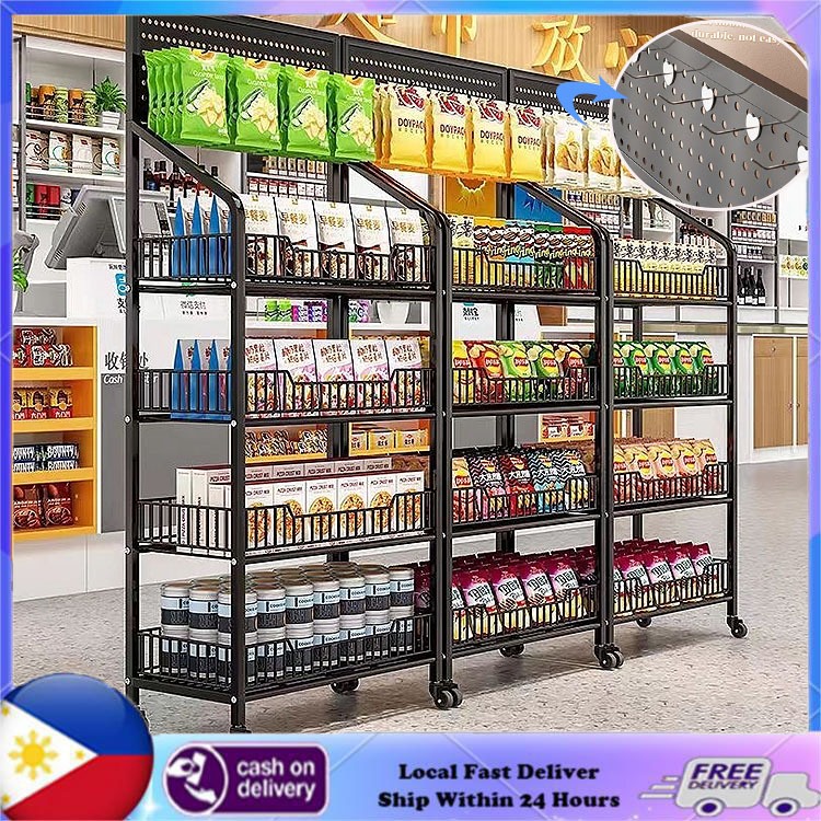 Multi-layered Shelf Snack Shelves Convenience Store Display Rack ...