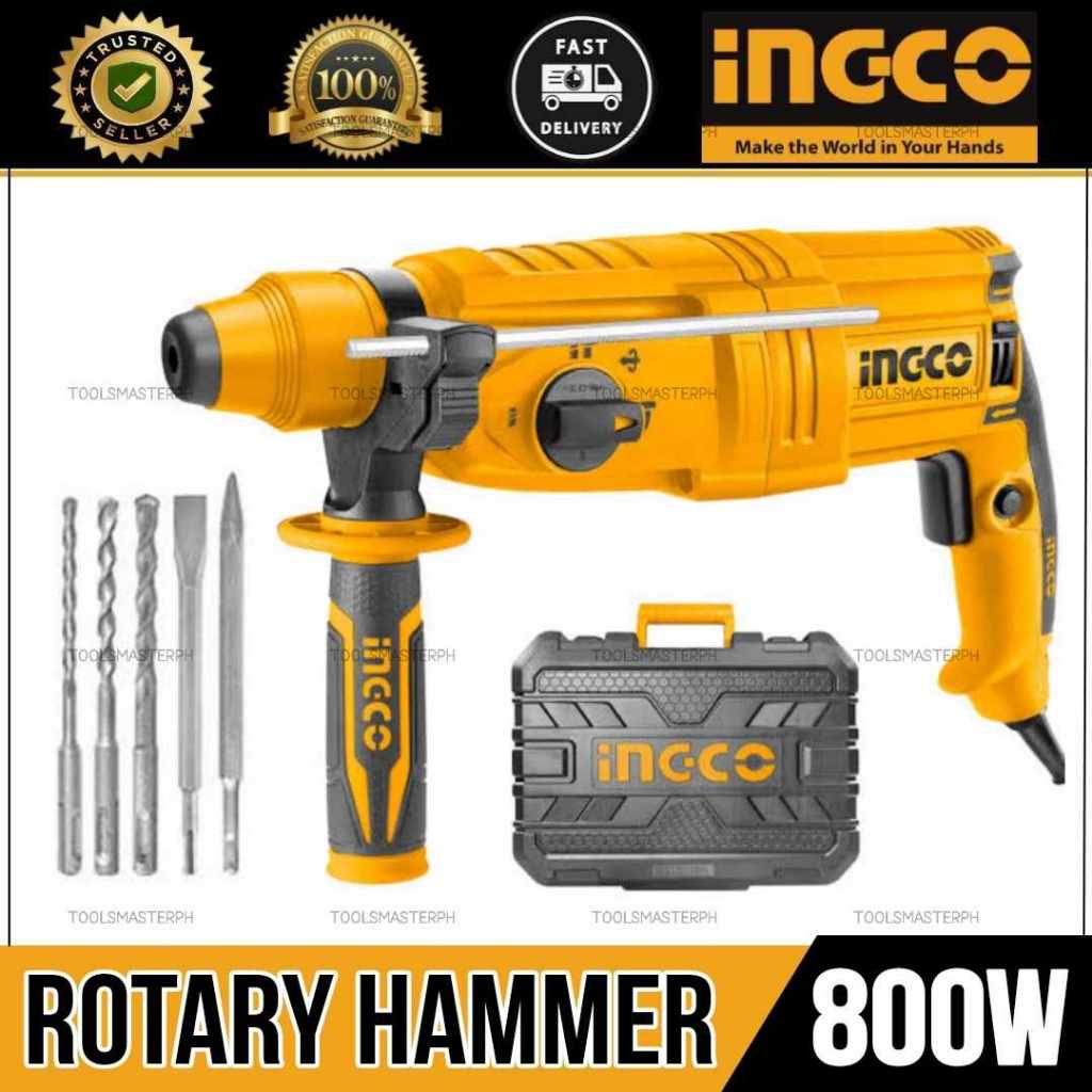 INGCO ROTARY HAMMER 800W RGH9028 | Shopee Philippines