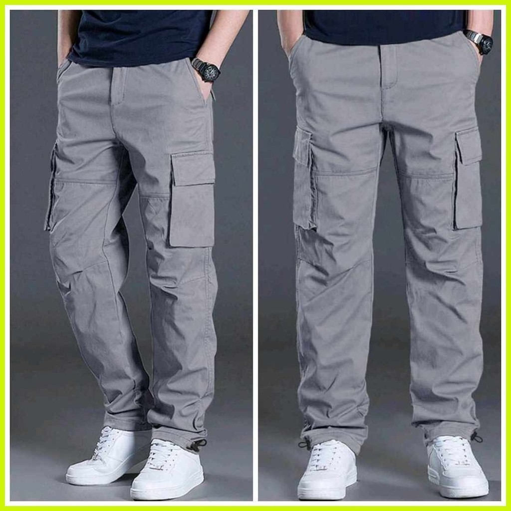 New Man Straight Pants 6Pocket Cargo Pants Plus size Cargo Maong Pants ...