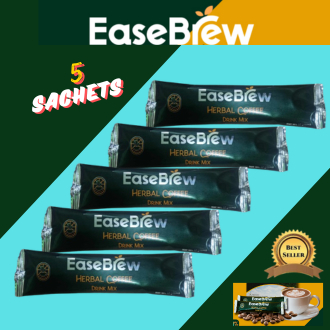 EaseBrew Herbal Coffee Drink Mix 100% Organic (5 SACHETS) | Shopee ...