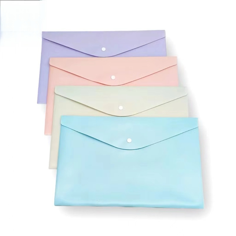 dmw Color Plastic Envelope With Snap(1pcs) | Shopee Philippines