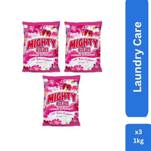Mighty Clean Detergent Powder Floral Blossom - Powder (Pink) - 1 kilo ...