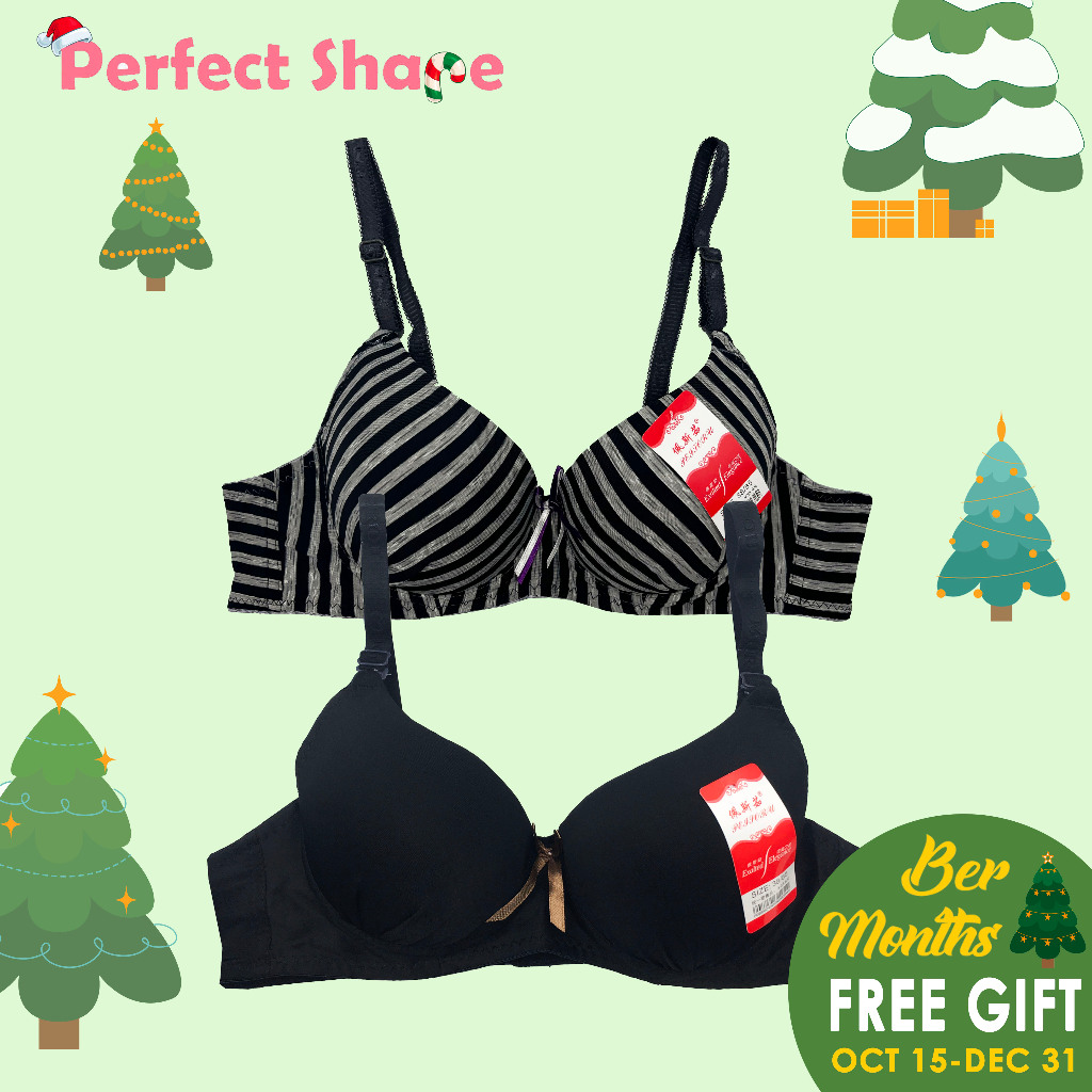 Perfect Shape Christmas Edition Set of 2 Limited Basic Plain Stripe ...