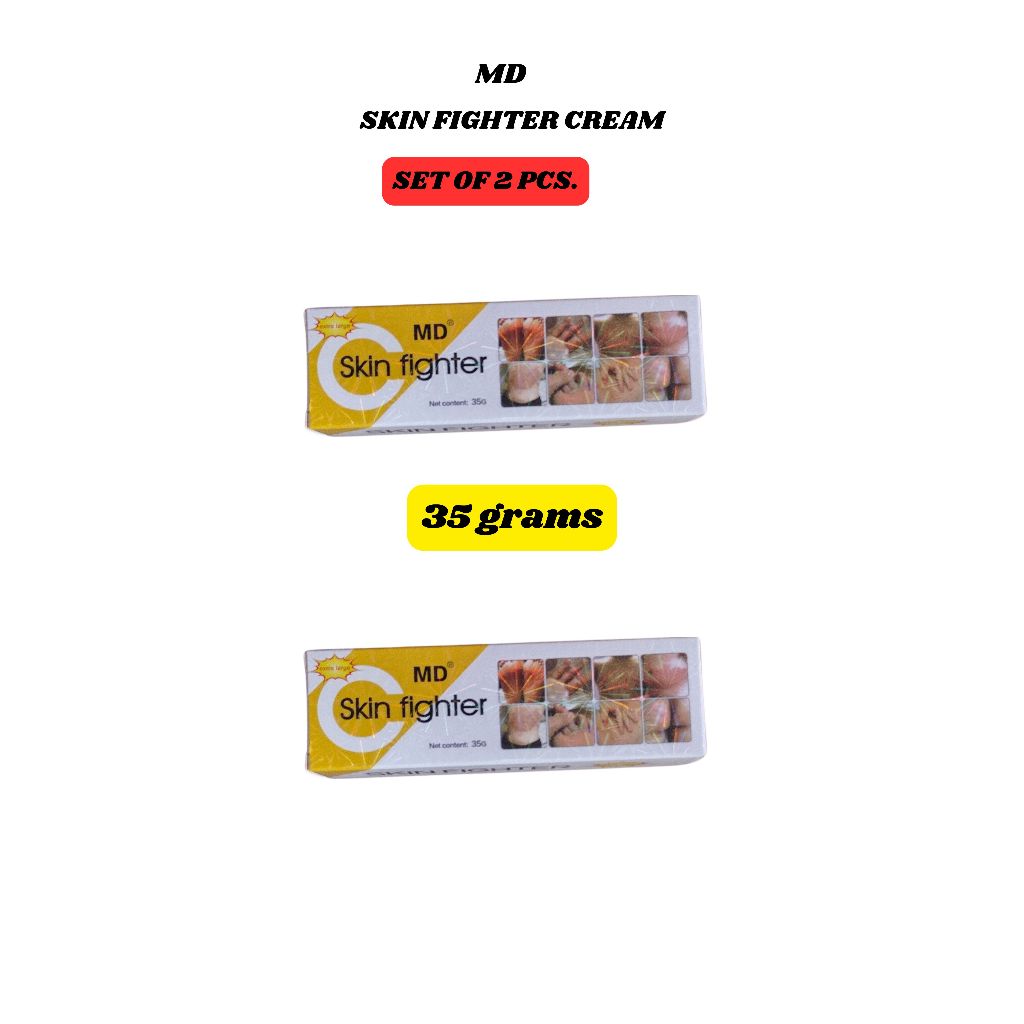 (2PCS.. Original ) MD SKIN FIGHTER CREAM (35G) | Shopee Philippines