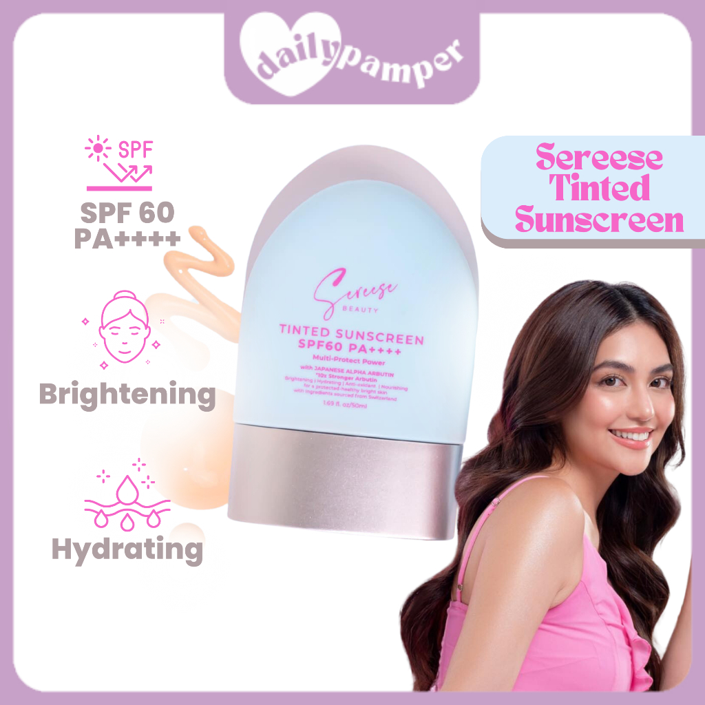 Sereese Beauty Tinted Sunscreen SPF 60 PA+++ Whitening | Sunscreen for ...