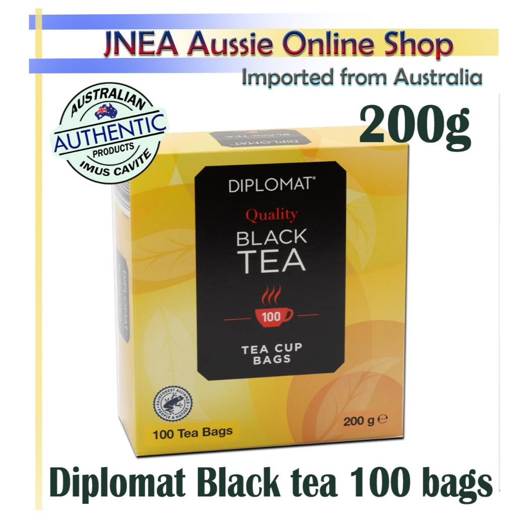 DIPLOMAT BLACK TEA (100 Tea bags )200g Imported from Australia | Shopee ...