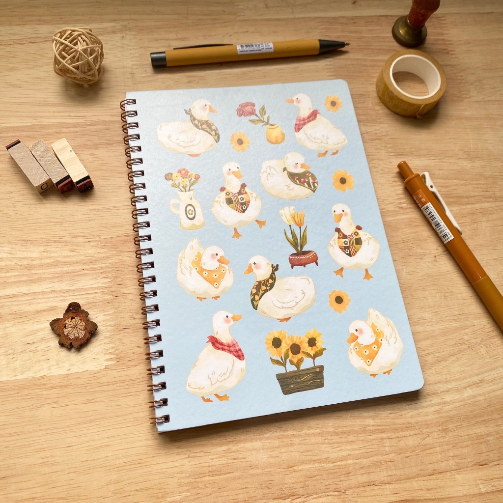 Snuggly Duck A5 Notebook, | NBS005 | Paperaicashop | Shopee Philippines