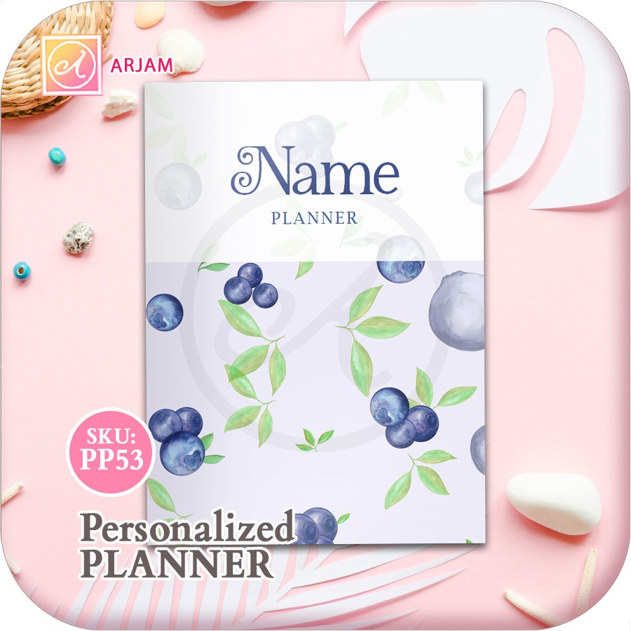 PP53 Personalized Monthly Planner | 36 Pages | Name/Logo on the Cover ...