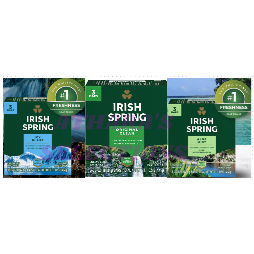 IRISH SPRING BODY BAR SOAP 3-Pack (3.7oz) | Shopee Philippines