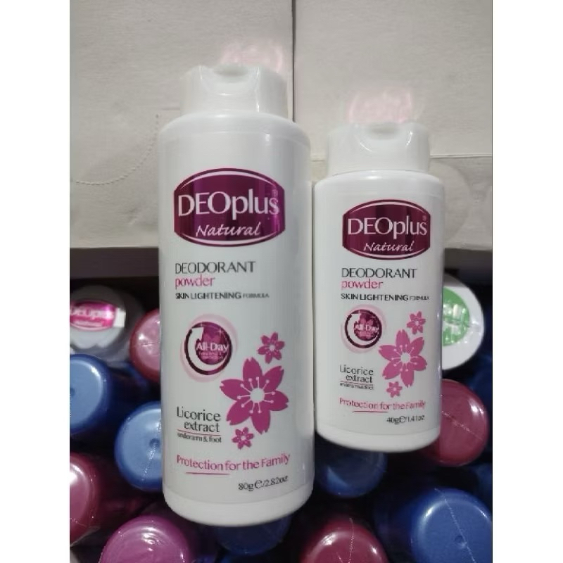 DEOplus natural deodorant powder skin 80ml & 40ml | Shopee Philippines