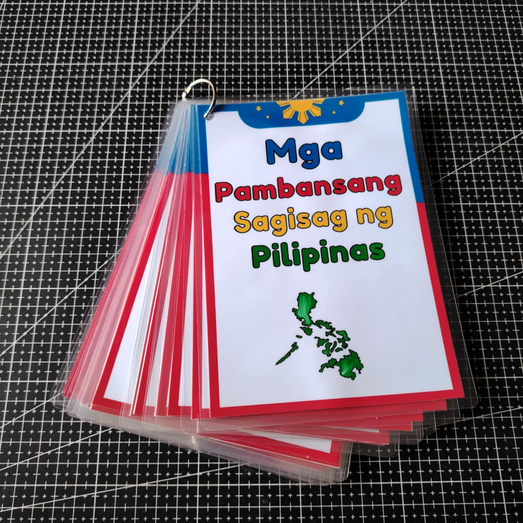 Mga Pambansang Sagisag ng Pilipinas Laminated Flashcards for ...