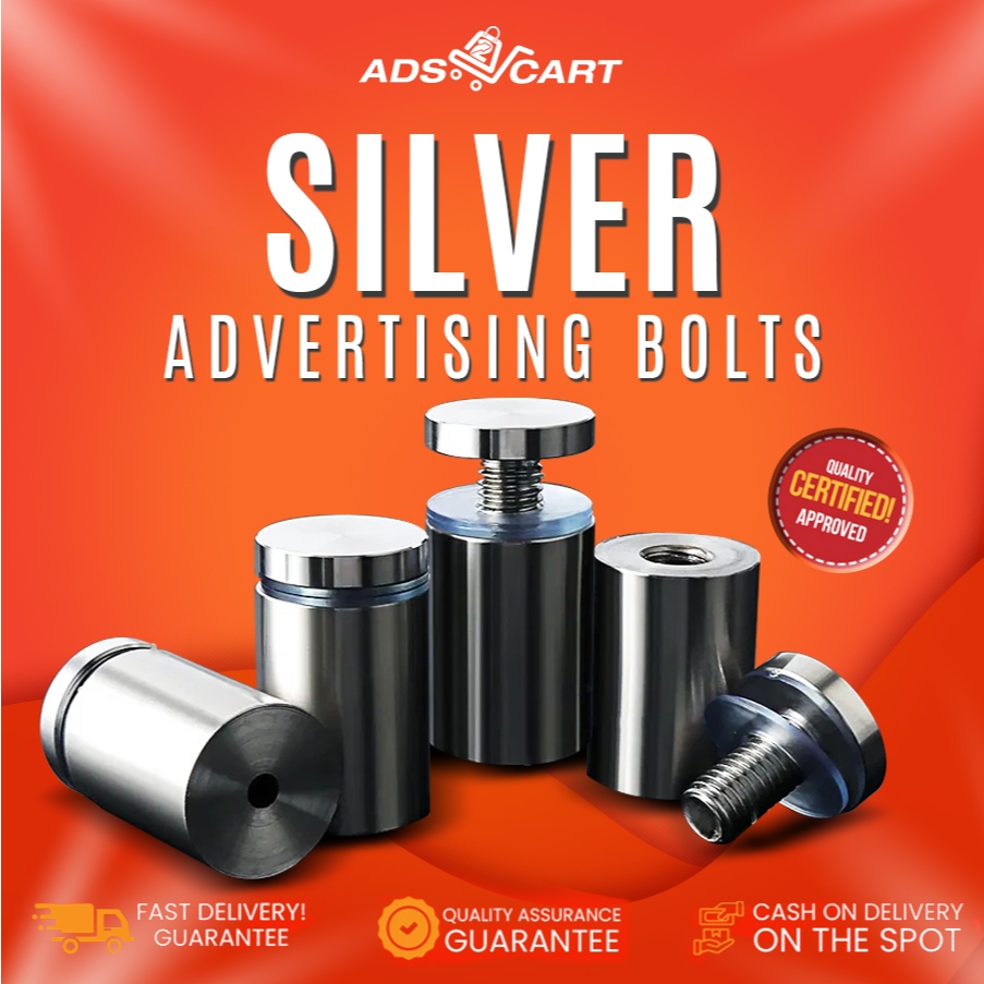 ADS Advertising Bolts l Stand Off mount bolt Acrylic Board l Acrylic ...
