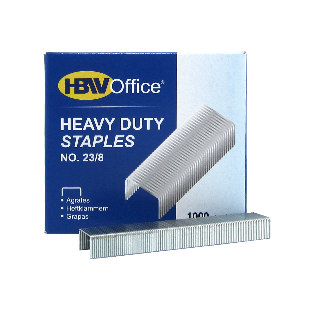 HBWOffice Heavy Duty Staples 23/8 1000 Staples (50 Sheets) | Shopee ...