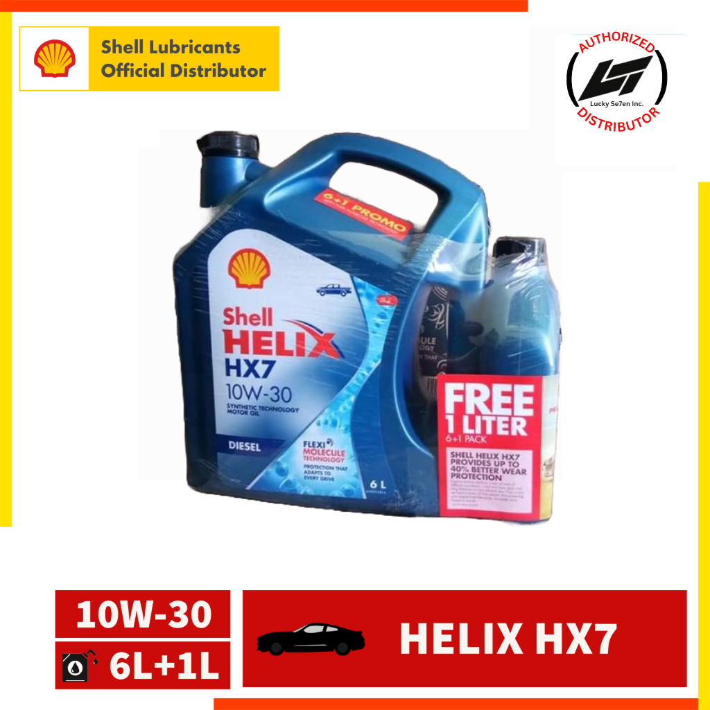 Shell Helix HX7 Diesel 10W-30 6L + 1L | Shopee Philippines