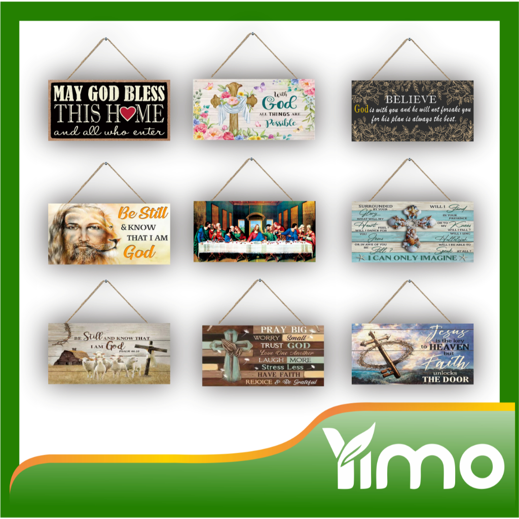Bible Verse Door Signage Wooden Handicraft Pendant Doorsand Windows ...