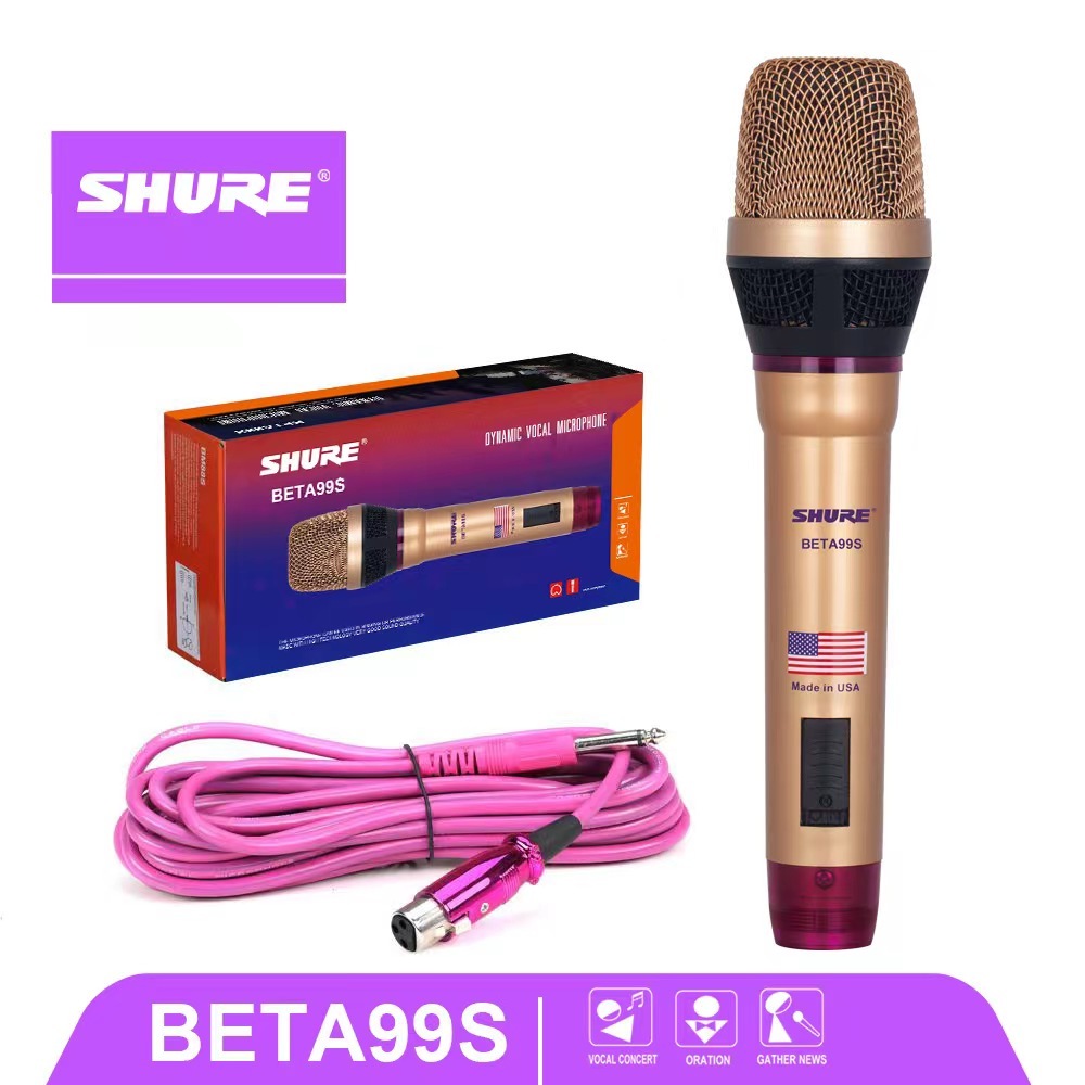 sata SHURE BETA-99S Professional Wired Dynamic Microphone 5M Wire ...