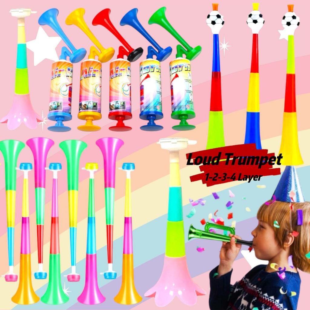 4layer loud trumpet kids musical toys torotot na malakas new year horn ...