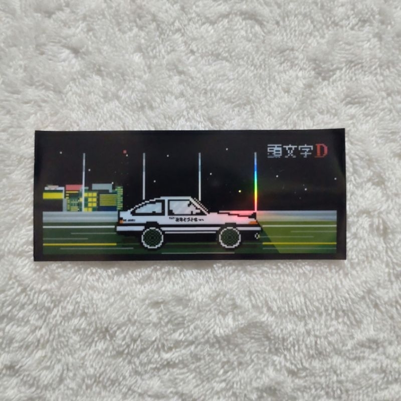 Pixel Initial D A86 Trueno Magic Holographic Vinyl Sticker | Shopee ...