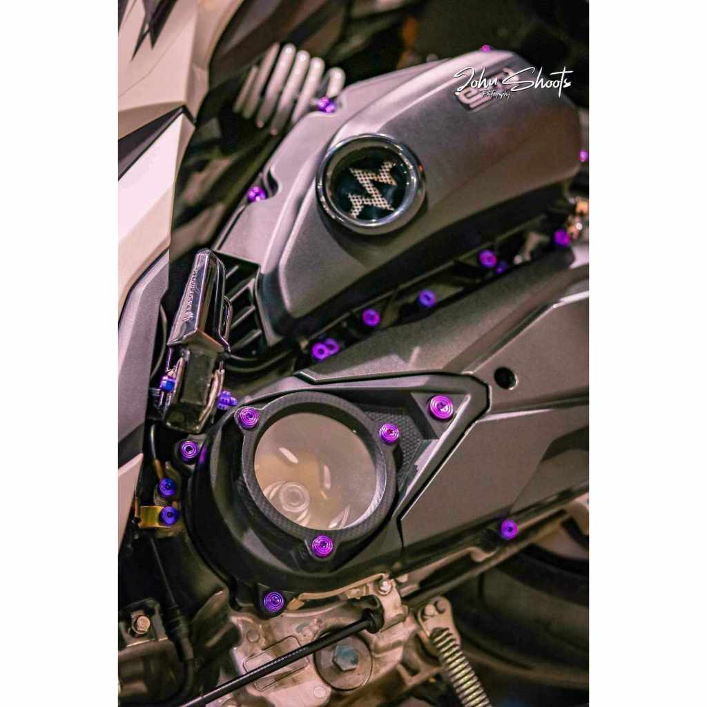 PURPLE Honda Click Gilid set Hand lathe Design | Shopee Philippines