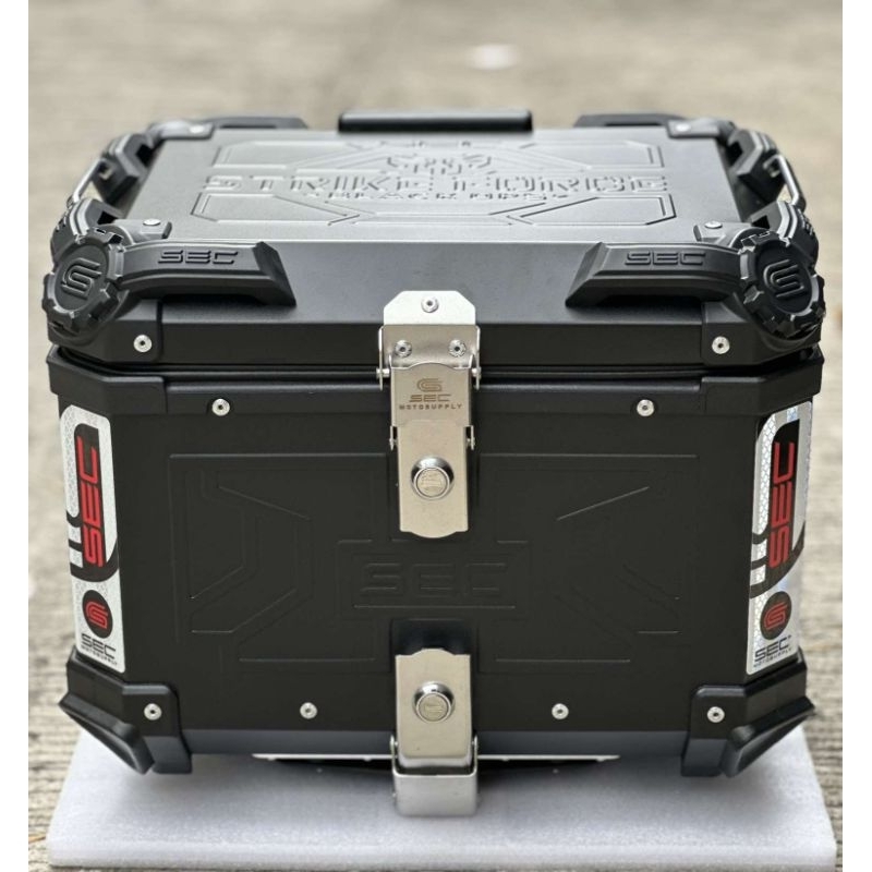 SEC ALLOY TOP BOX 45Liters with Backrest & Baseplate | Shopee Philippines