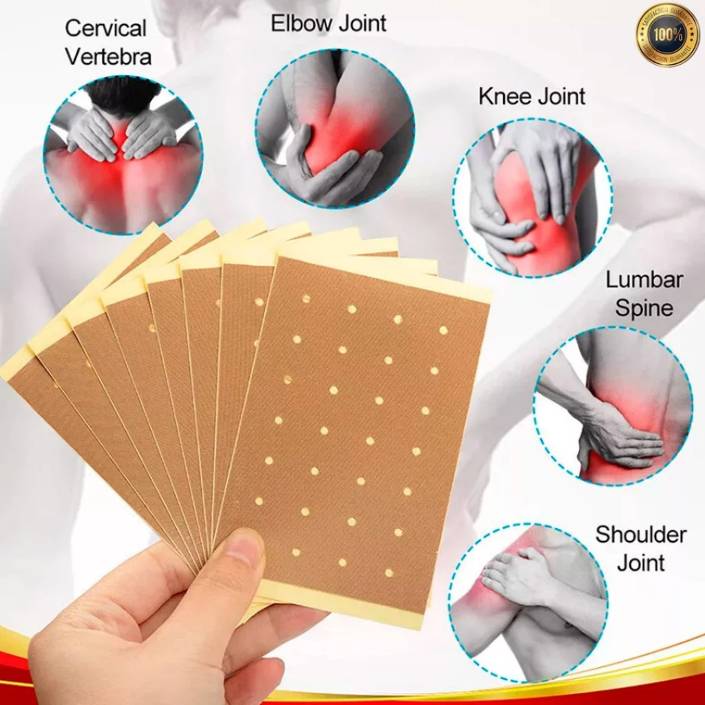 Authentic 8pcs Capsi-cum Chili Hot Compress Herbal pain Patches Knee ...