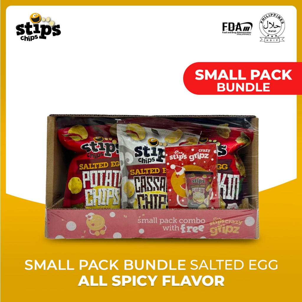 Stip's Chips Small Pack Bundle - Spicy Flavor (SAVE 26 PESOS) WITH FREE ...