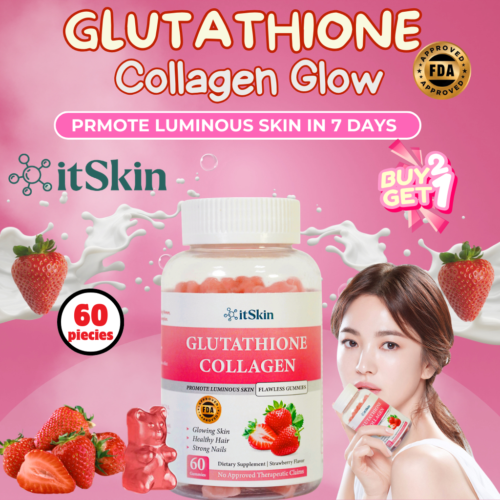 ItSkin Glutathione Collagen Gummies Anti-Aging Whitening Skin Glow ...
