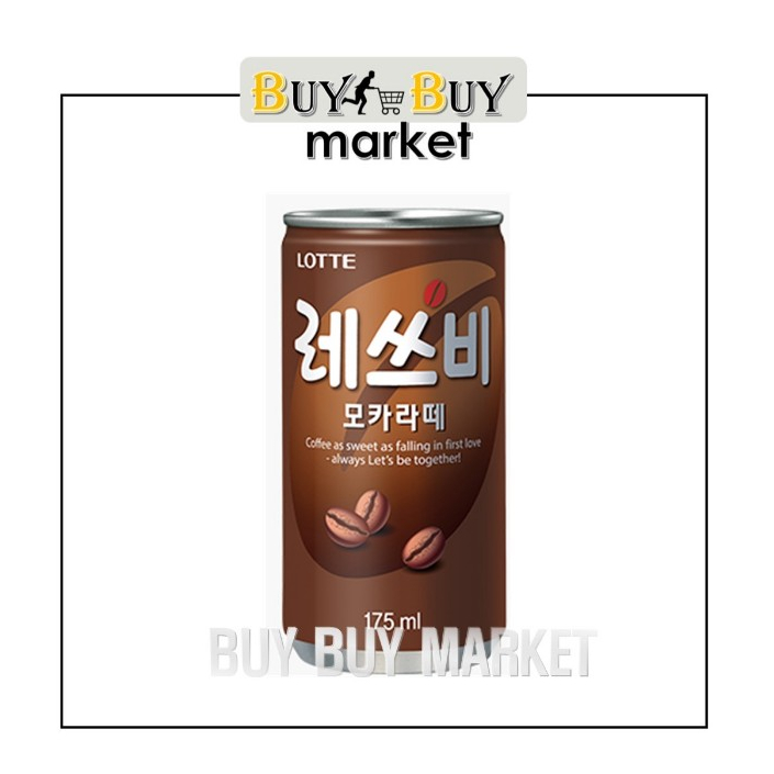 Lotte Let's Be Mocha Latte Coffee 175ml 1can | Shopee Philippines
