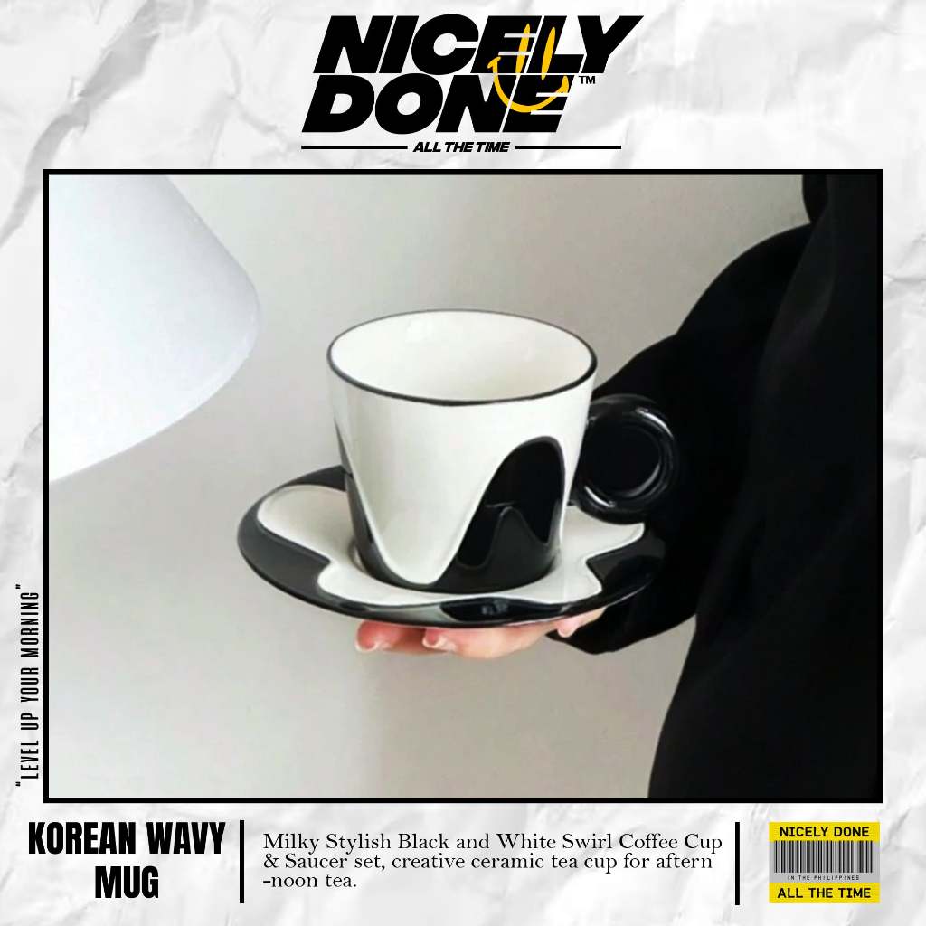 Nicely Done Korean Wavy Mug | Shopee Philippines